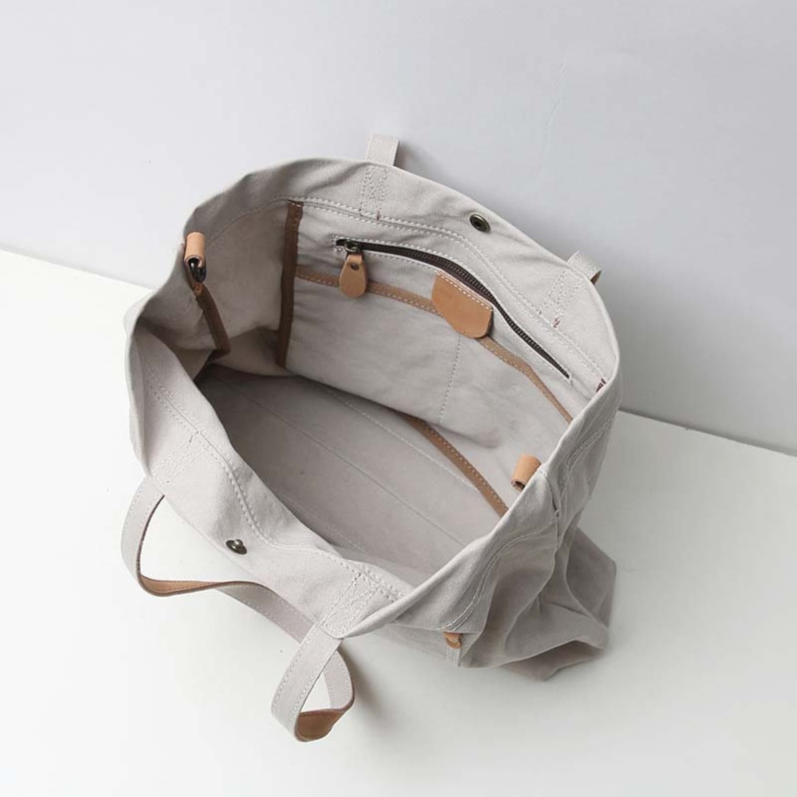 Handmade Canvas Tote Bag Canvas Shoulder Bag Casual Satchel - Etsy