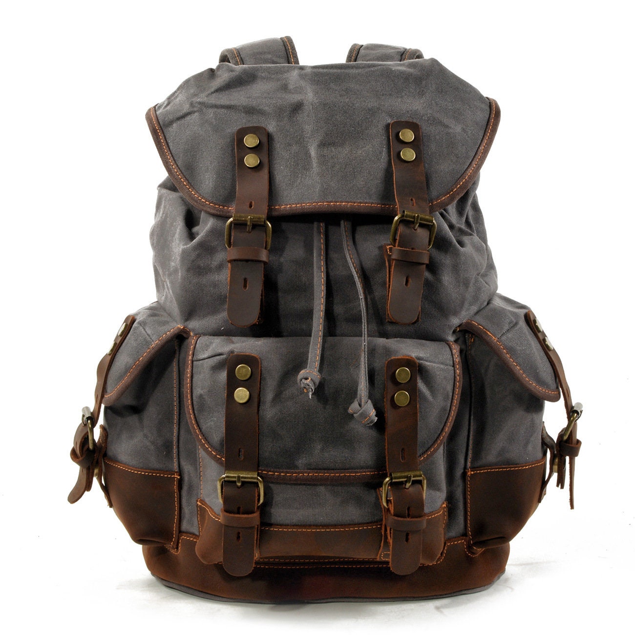 Unisex Travel Backpack Waxed Canvas Outdoor Backpack Laptop - Etsy Canada Unisex Travel Backpack Waxed Canvas Outdoor Backpack Laptop - Etsy Canada