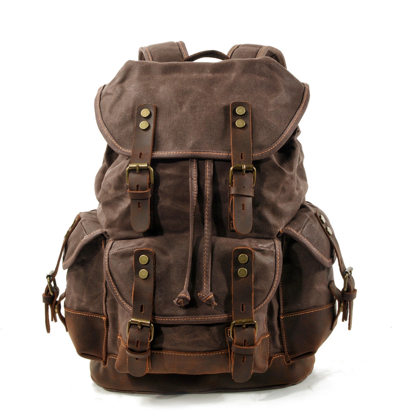 Unisex Travel Backpack Waxed Canvas Outdoor Backpack Laptop - Etsy Canada Unisex Travel Backpack Waxed Canvas Outdoor Backpack Laptop - Etsy Canada