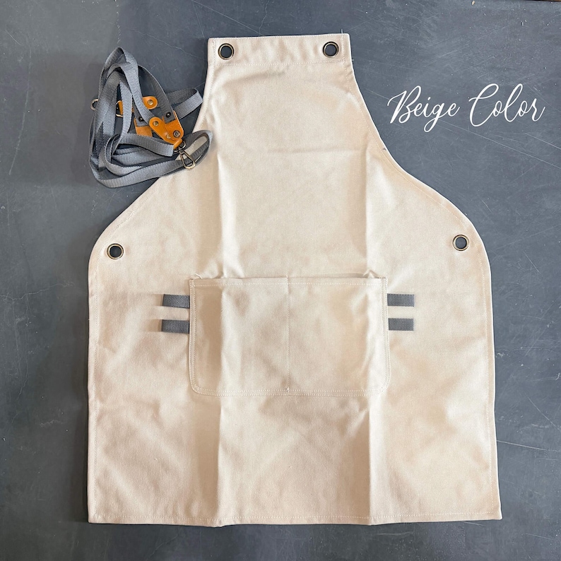 Personalized Canvas Apron, Custom Bar Apron, Canvas Workshop Apron ...