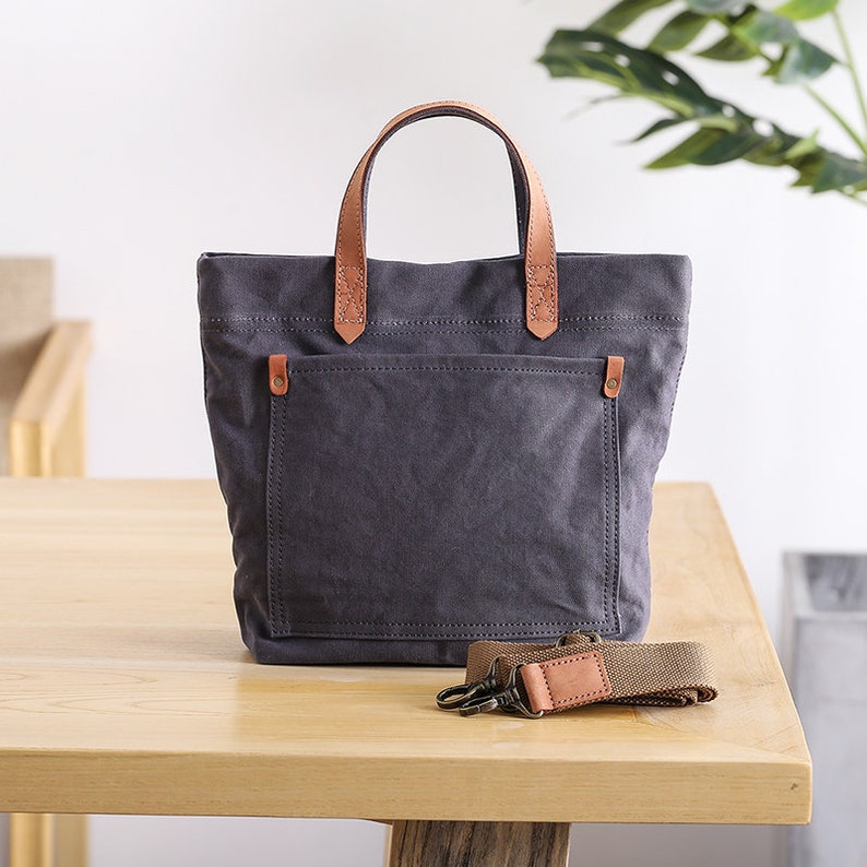 Handmade Canvas Sling Bag Canvas Shoulder Bag Casual Satchel - Etsy