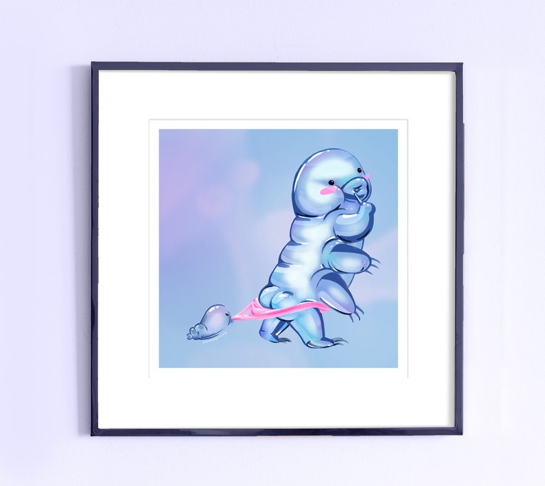 Tardigrade Oopsie Print at Home Digital Download - Etsy