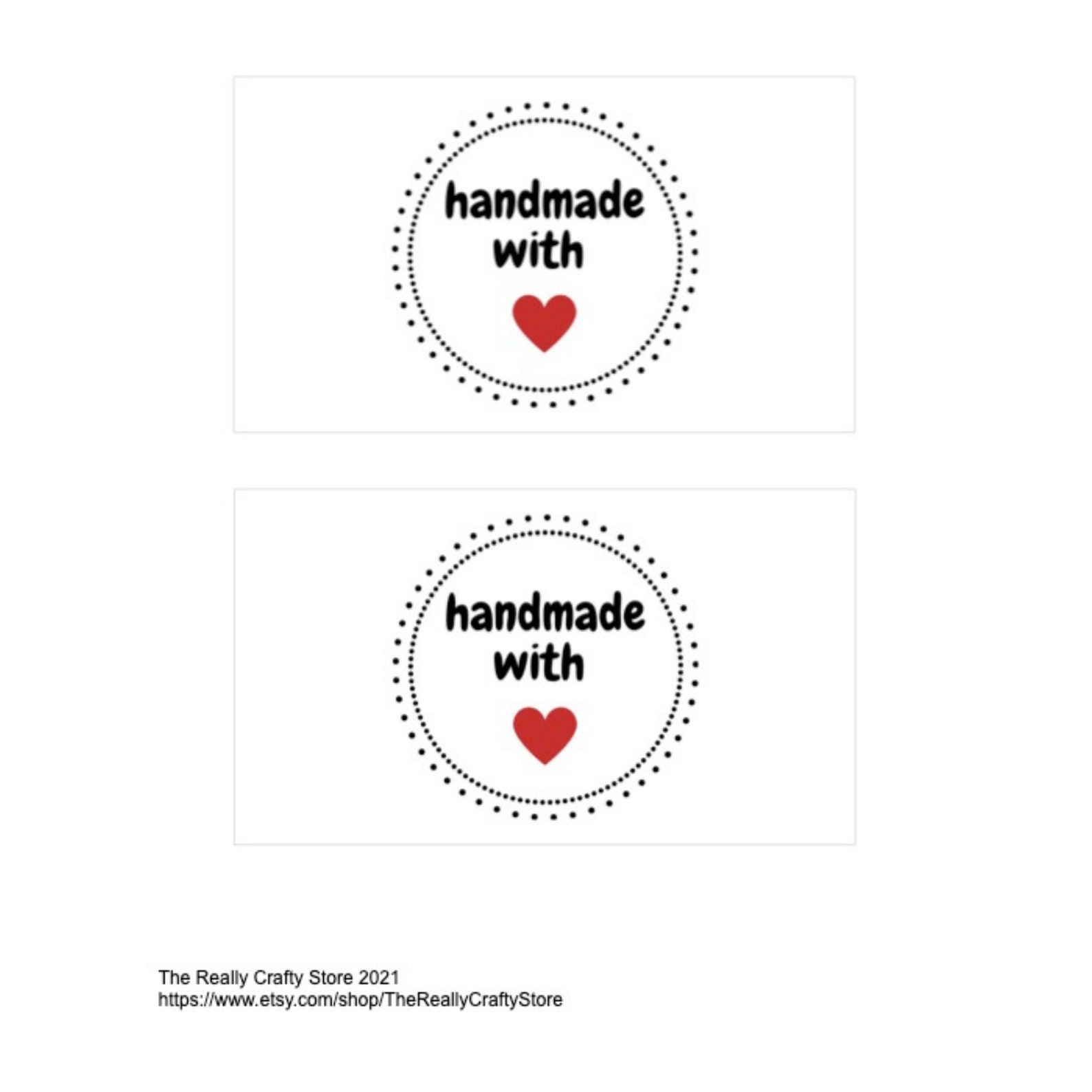 Printable Handmade With Love Gift Tags Handmade With Love - Etsy