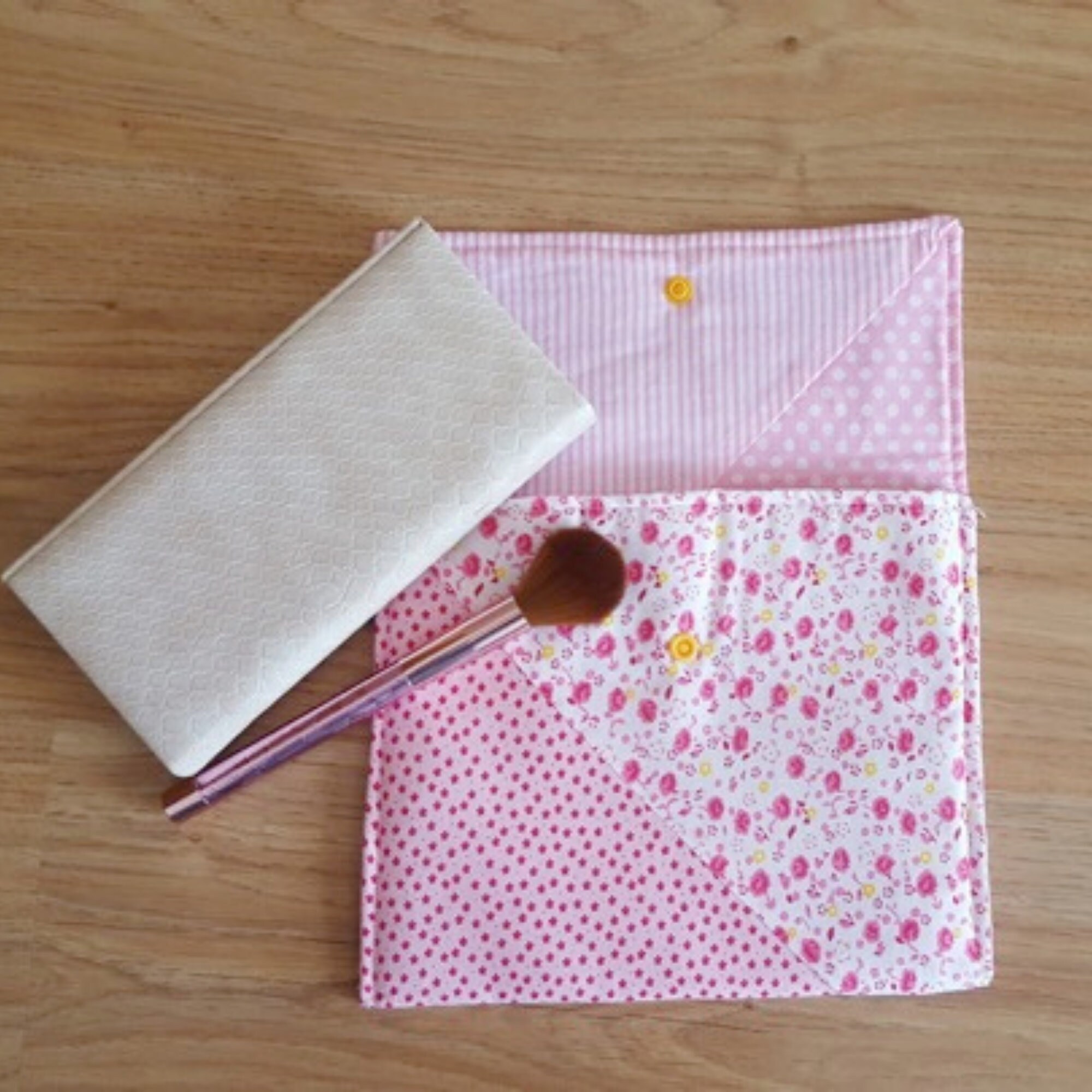 Asymmetrical Stripes Purse Sewing Pattern: DIY Snap Closure Pouch (PDF ...