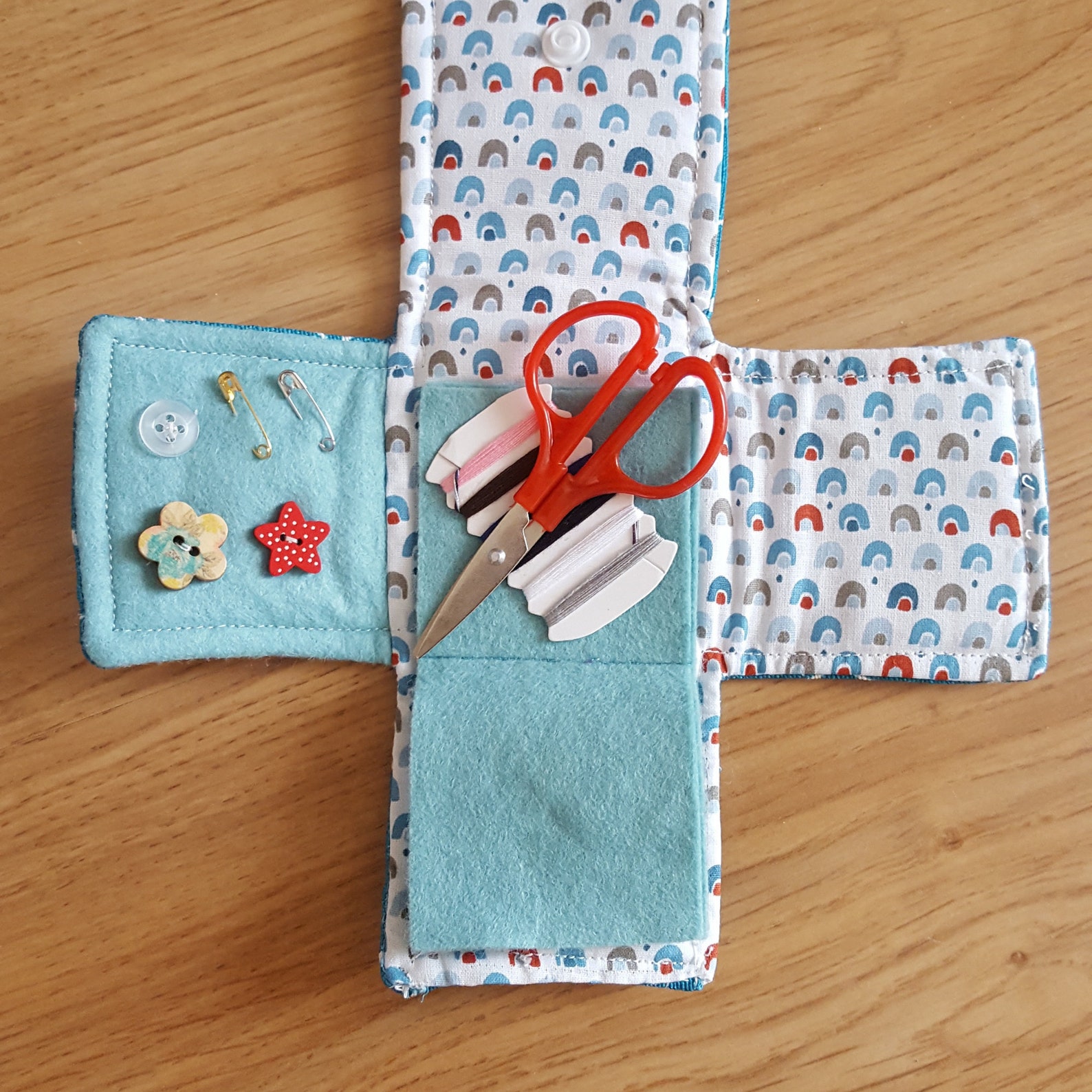 Travel Sewing Kit Pattern: Portable Organizer & Tutorial (PDF Pattern ...