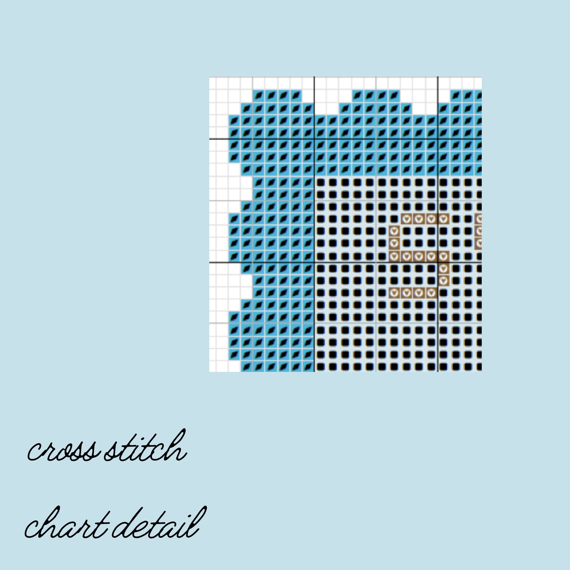 Sydney Stamp Shaped Landscape Cross Stitch Pattern, Modern Cross Stitch ...
