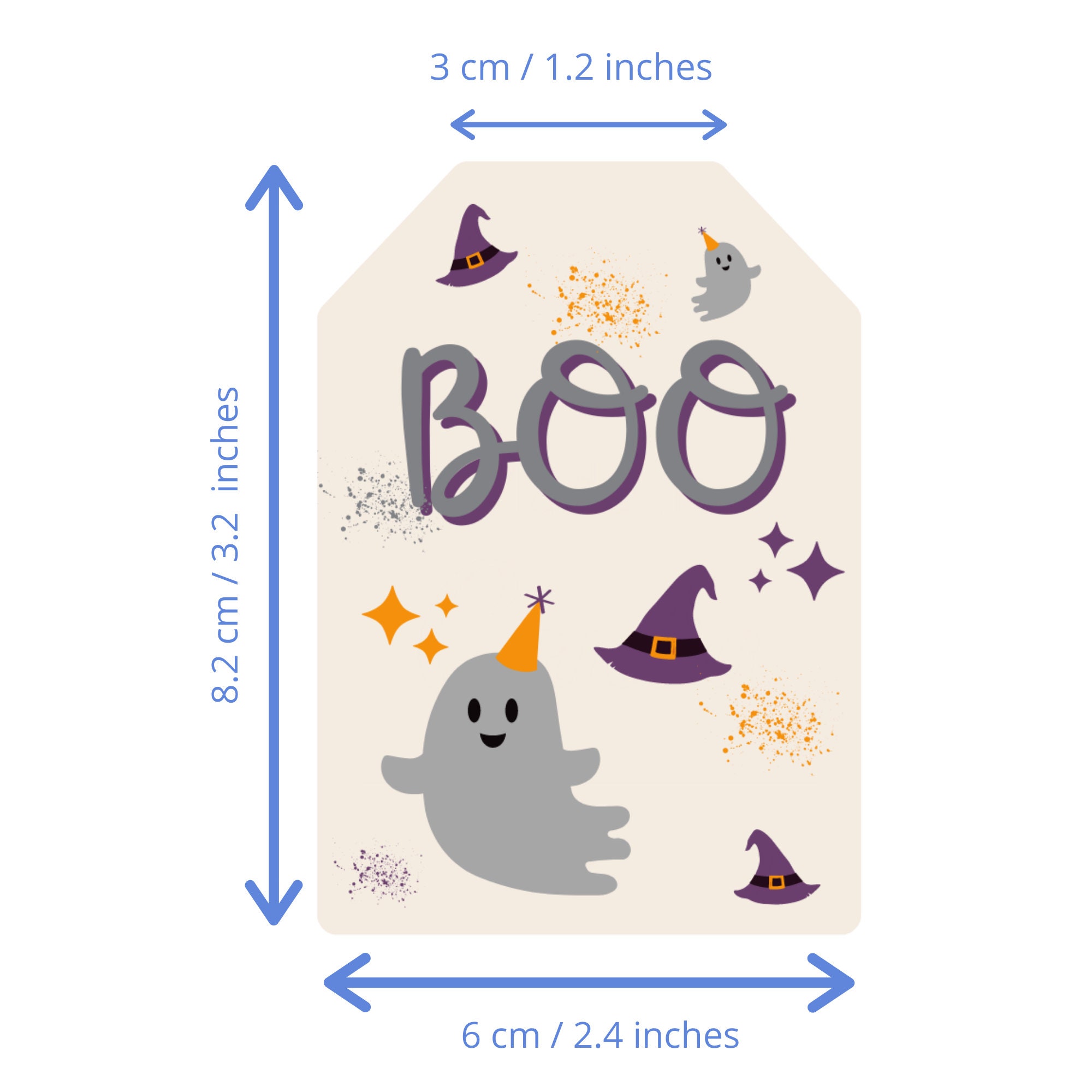 Printable Halloween Gift Tags, Happy Halloween Gift Tags, Halloween ...