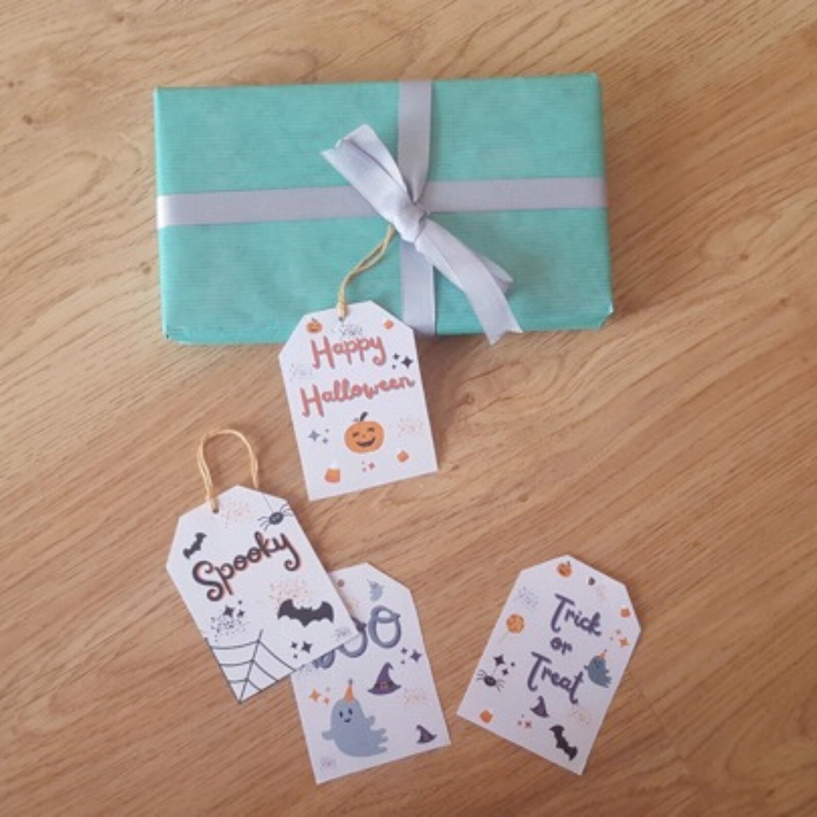 Printable Halloween Gift Tags, Happy Halloween Gift Tags, Halloween ...