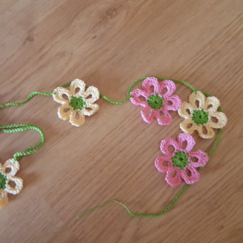 Crochet Flower Garland Pattern Crochet Party Garland - Etsy