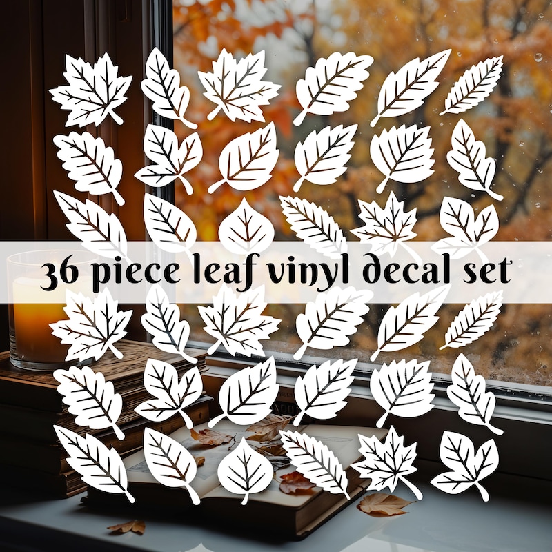 Leaf Wall Decal - Etsy