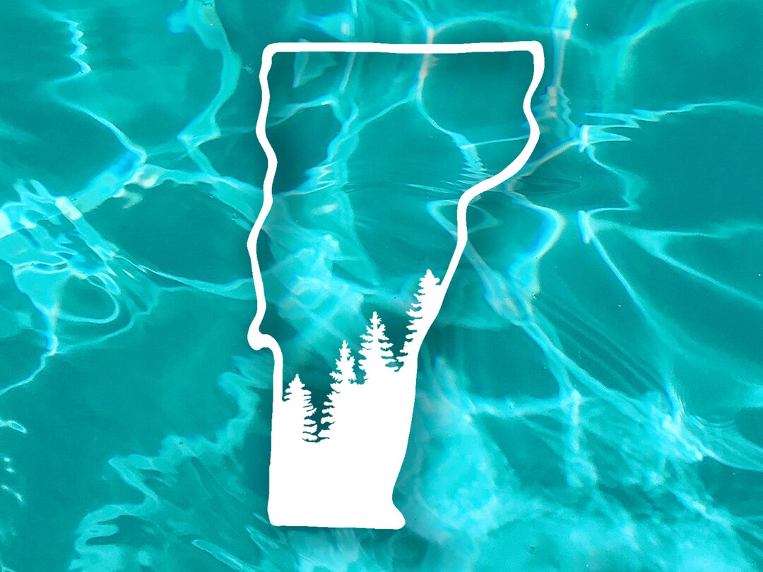 VT Trees Decal, Vermont Decal, Vermont Vinyl, VT Gifts - Etsy