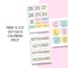 Classroom Calendar // Pocket Chart Calendar // Printable Calendar ...
