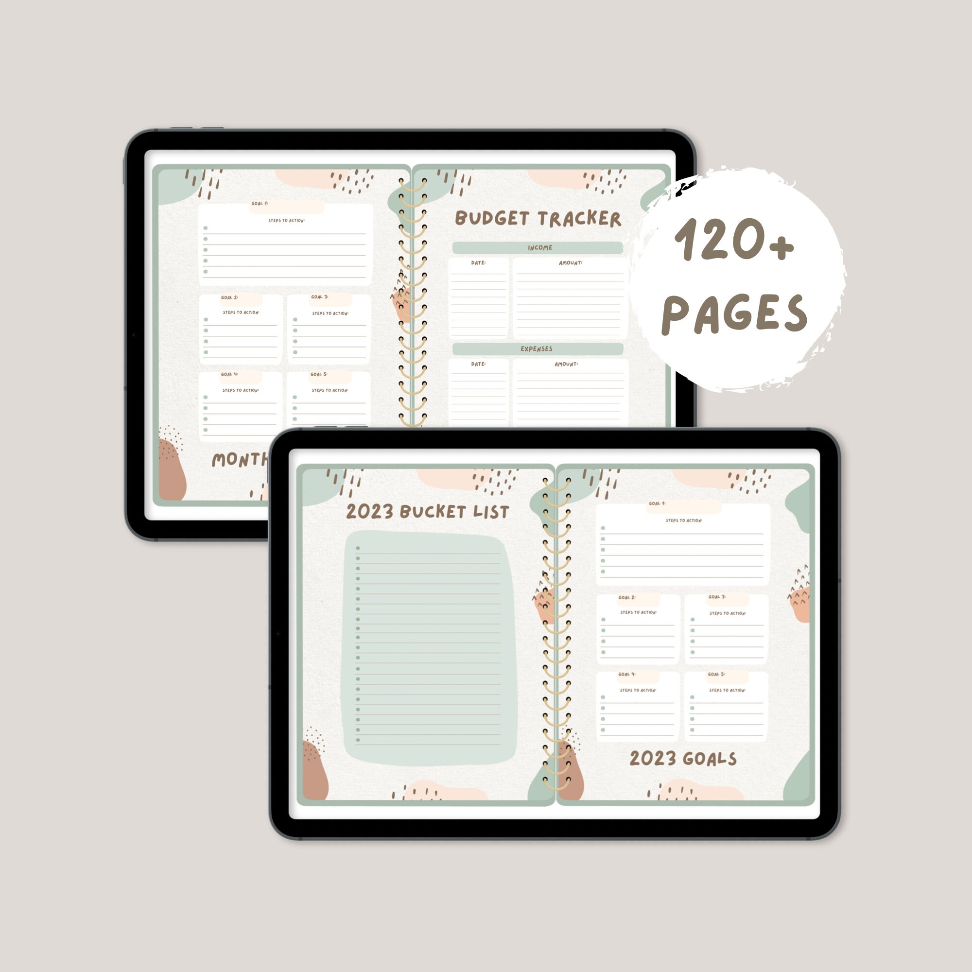 Printable Bullet Journal // Digital Bullet Journal for Goodnotes ...