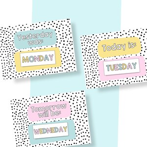 Classroom Calendar // Pocket Chart Calendar // Printable Calendar ...