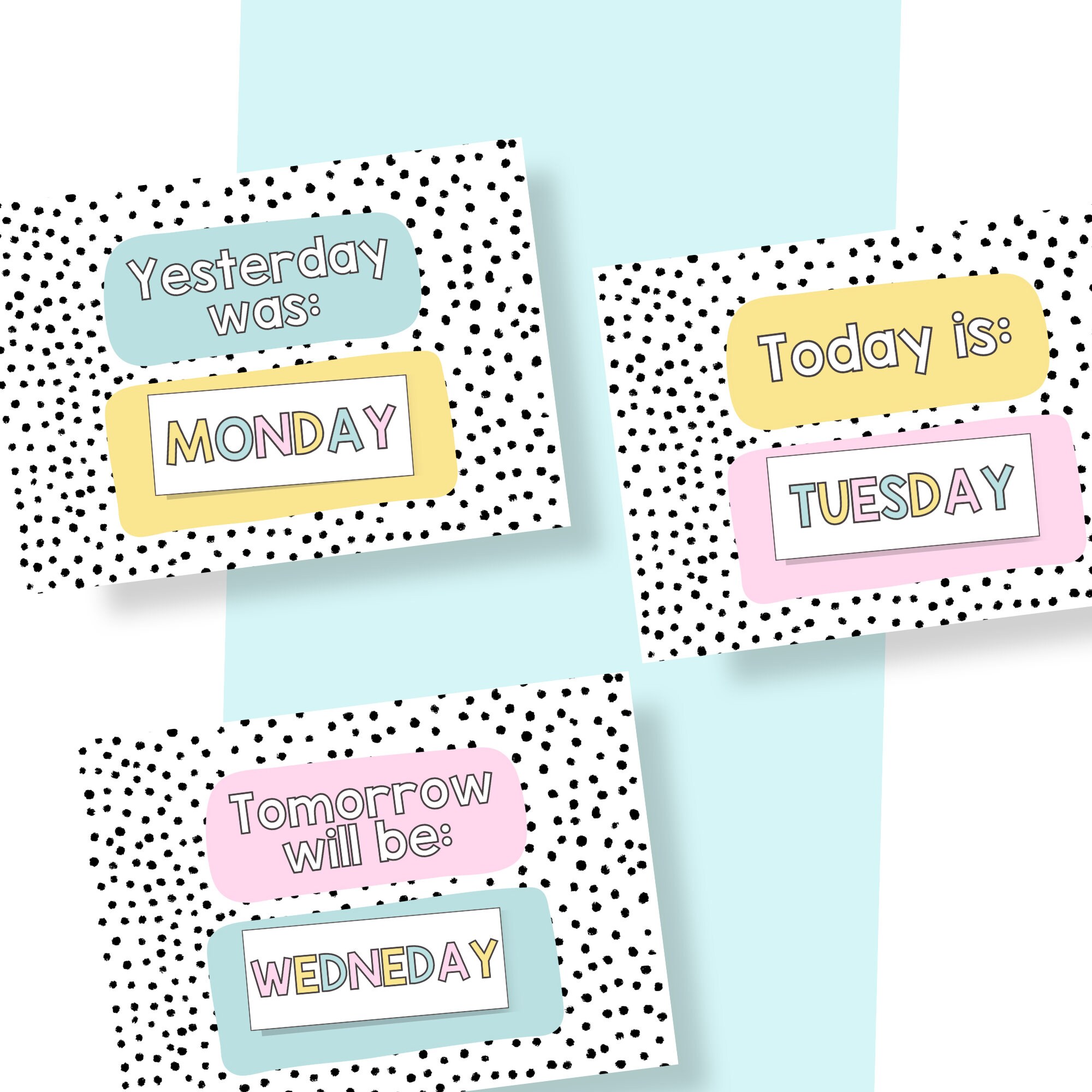 Classroom Calendar // Pocket Chart Calendar // Printable Calendar ...