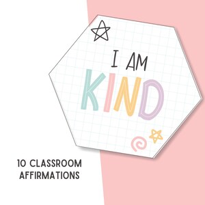 Classroom Decor // Student Affirmations // Affirmations for Kids ...