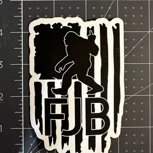 FJB Distressed American Flag Sticker - Etsy