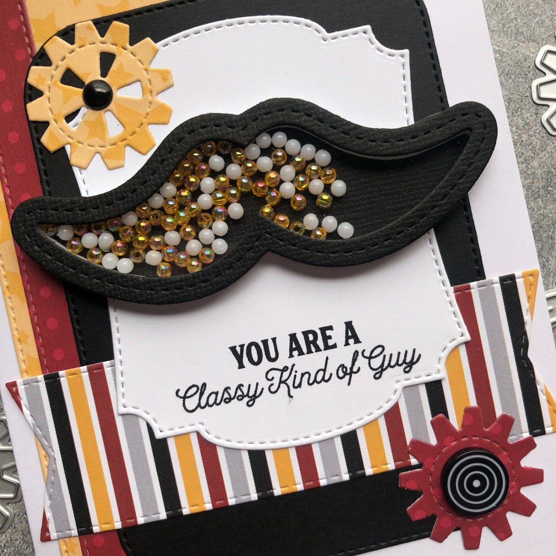 Mustache Birthday Card, Birthday Card for Him, Birthday Card for Dad ...