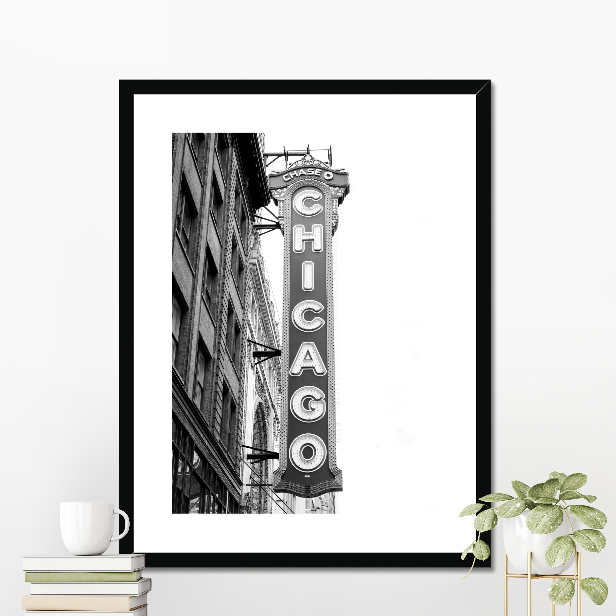 Chicago Theater Vertical Photo Print | Chicago Illinois Wall Art - Etsy