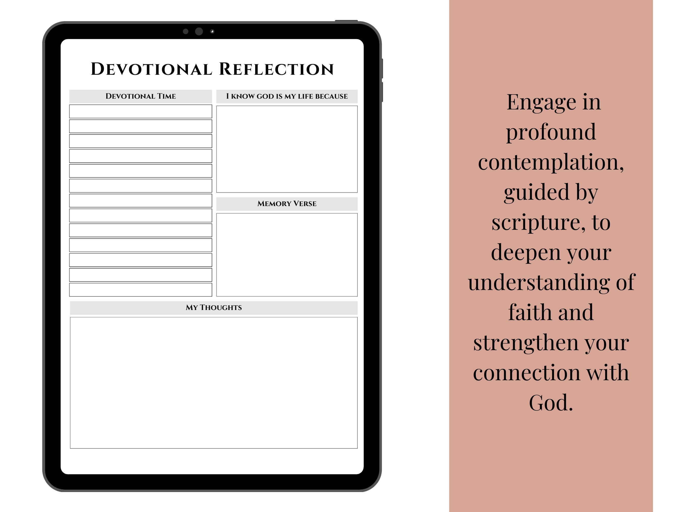 Devotional Planner | Bible Study Guide | Daily Gratitude | Prayer ...