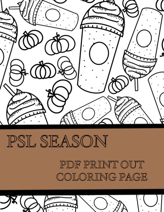 PSL Coloring Sheet - Etsy