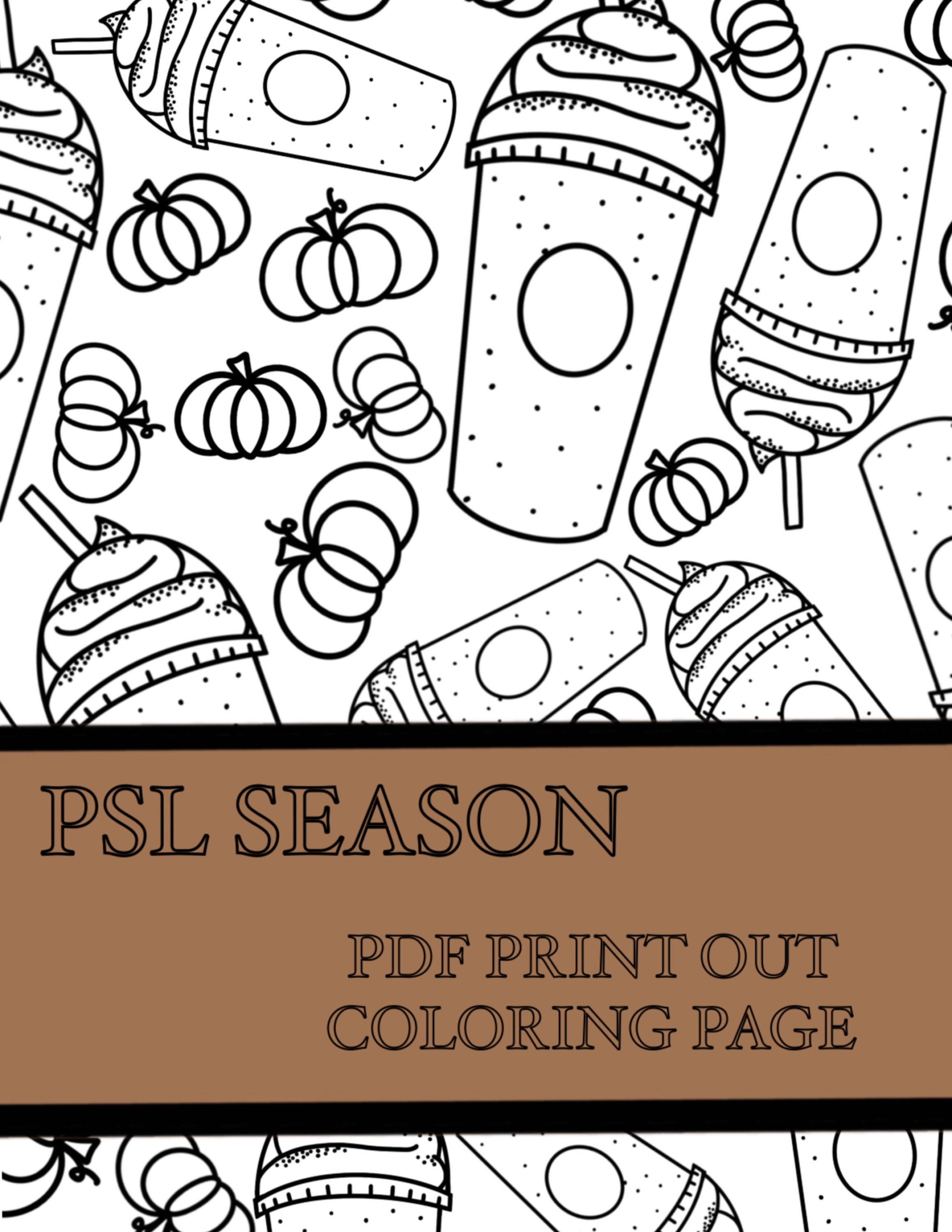 PSL Coloring Sheet - Etsy