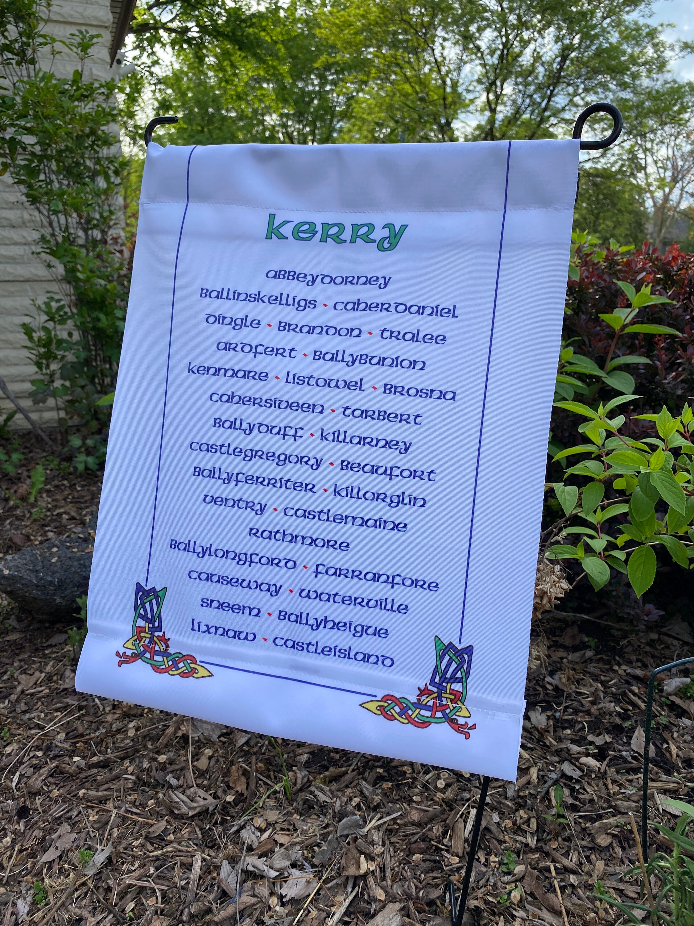 County Meath, Ireland: Indoor/outdoor Garden Flag, Table Runner, Canvas ...