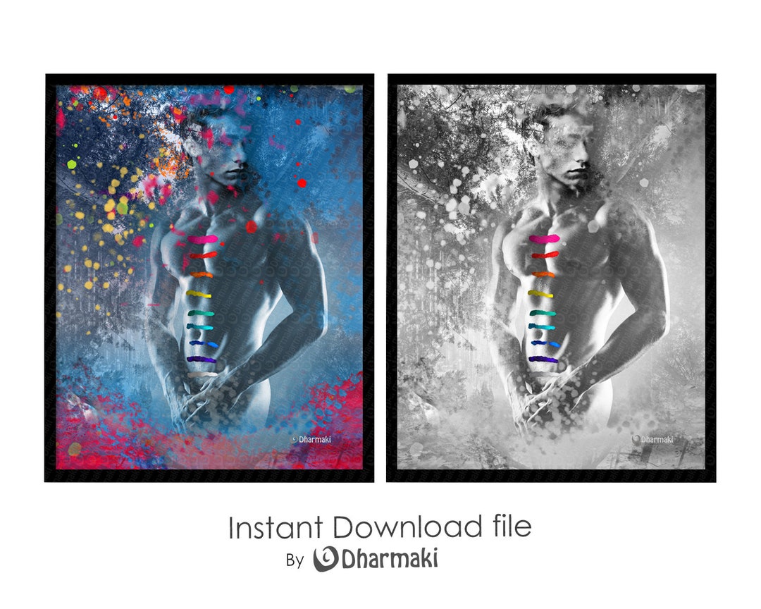 Masculine Mystic Men Art Gay Decoration Man Poster Gay - Etsy