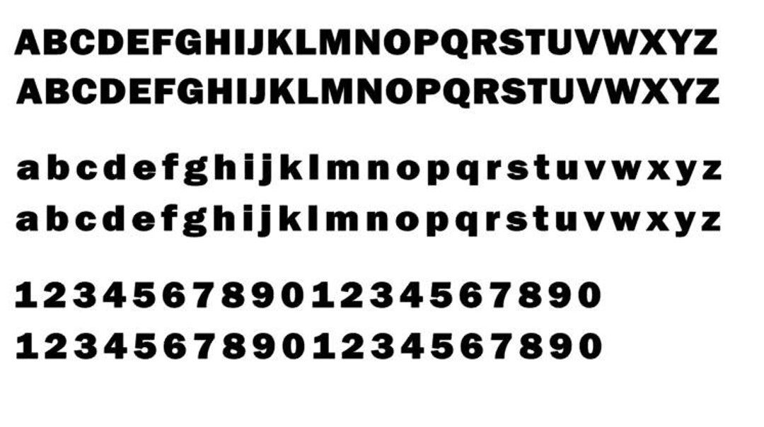 Small Scale Letters & Numbers, Model Railway Scale Kits Planes Cars ...