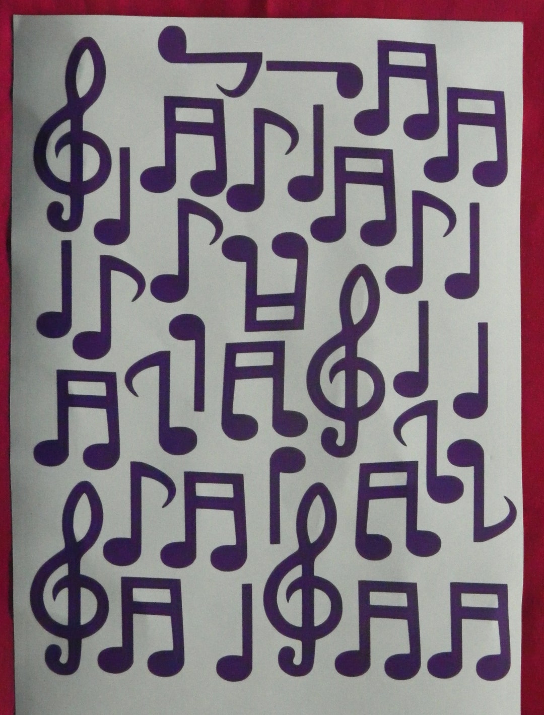 Music Note Stickers, Lots of Colours, Decoration, Fun Stickers - Etsy