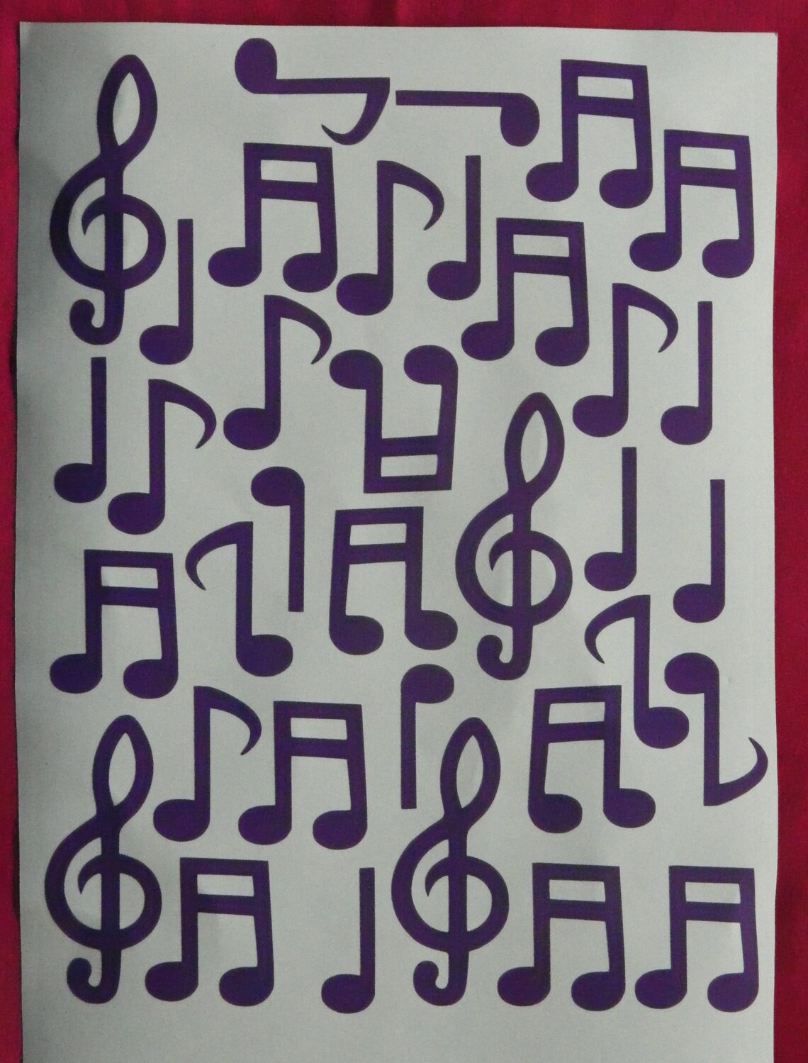 Music Note Stickers, Lots of Colours, Decoration, Fun Stickers - Etsy