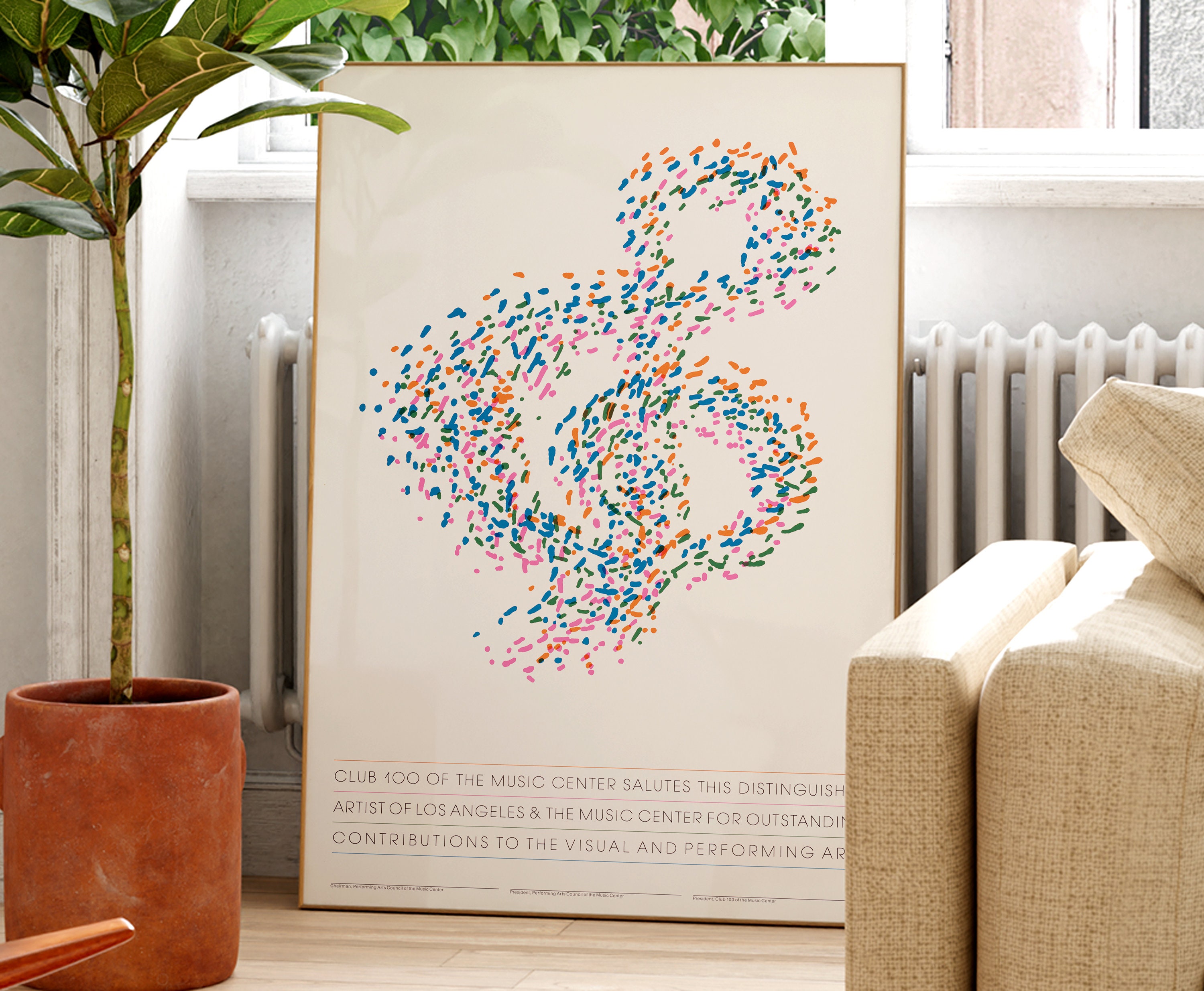 Club 100 1985 Poster - Saul Bass Poster - Wall Art - Graphic Poster ...