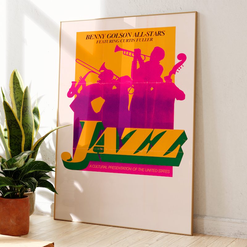 Vintage Jazz Poster - Etsy