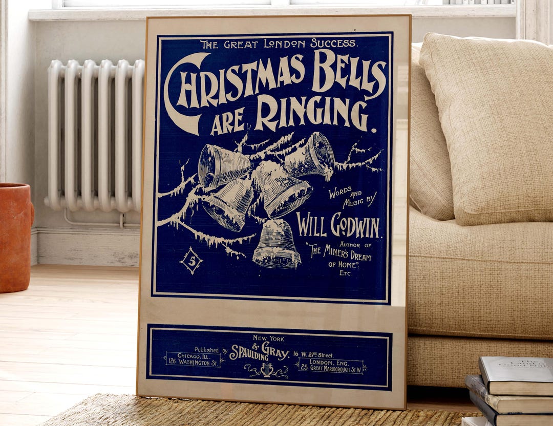 Christmas Bells Are Ringing Poster - Will Godwin - Music Poster ...