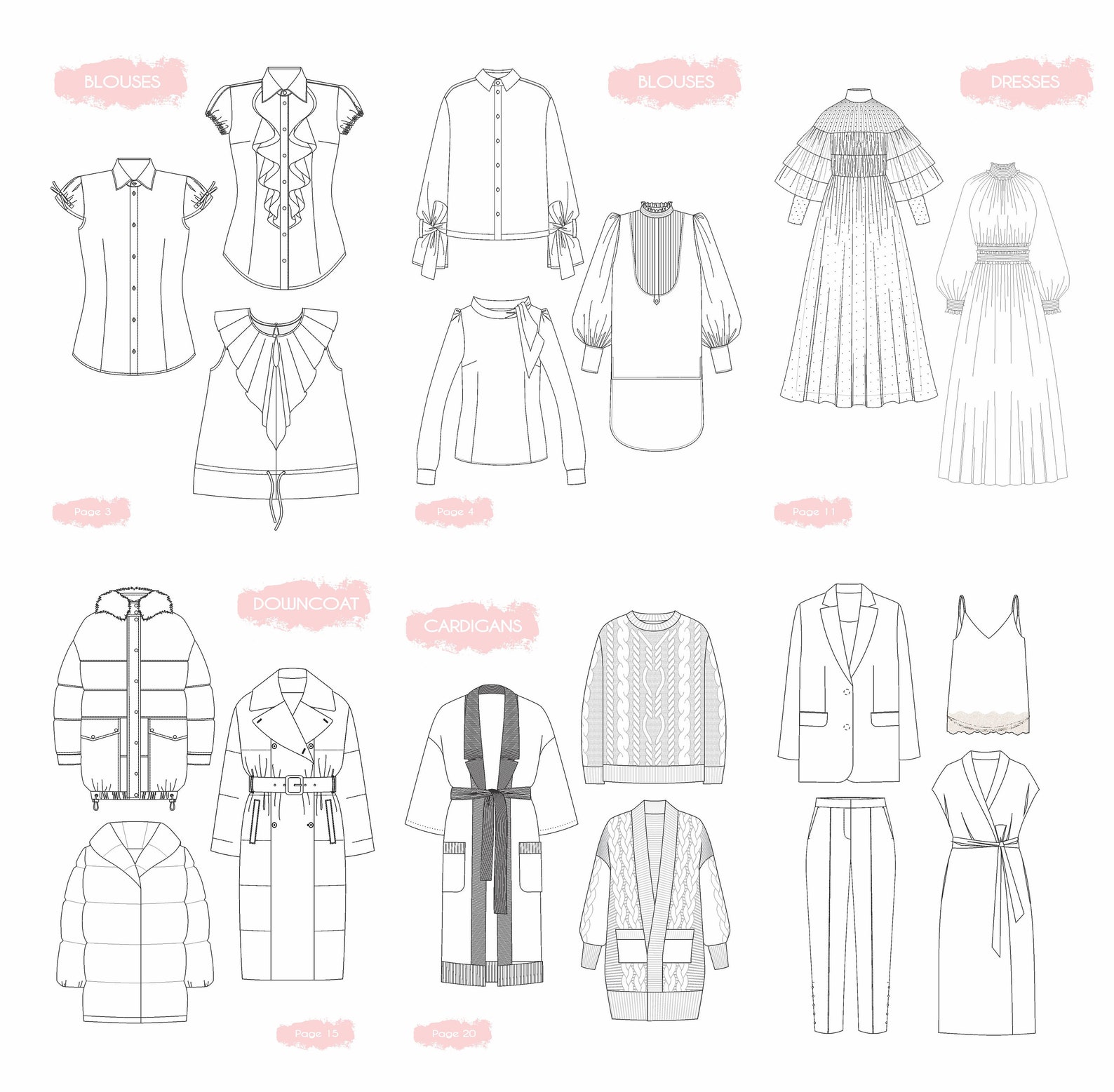 Coloring Book for Adult. Fashion Coloring Book. Fashion for Adults and ...