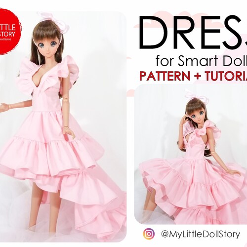 Smart Doll Pattern of Shorts and Top in Digital PDF Format and - Etsy
