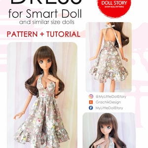 Smart Doll Pattern of DRESS in Digital PDF Format for Small - Etsy