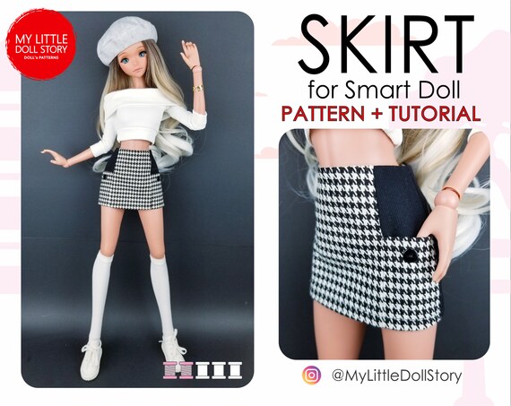 Smart Doll PATTERN of the SKIRT in Digital PDF Format for - Etsy