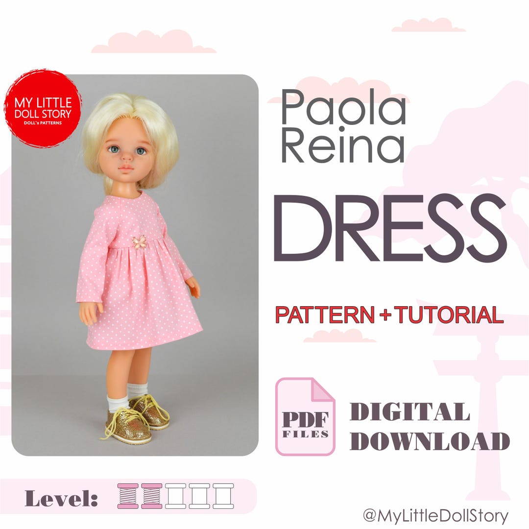 Paola Reina Pattern of the DRESS in Digital PDF Format. Paola Reina ...