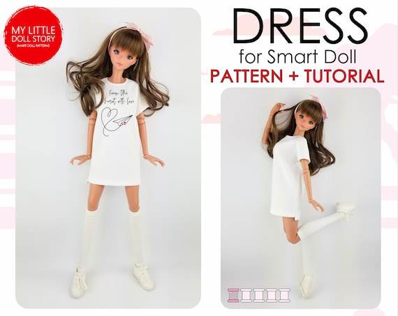 Smart Doll Pattern of the DRESS in Digital PDF Format for | Etsy