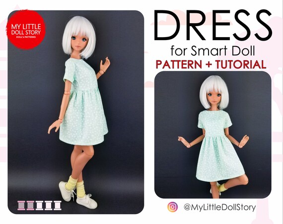 Smart Doll Pattern of the DRESS in Digital PDF Format for - Etsy