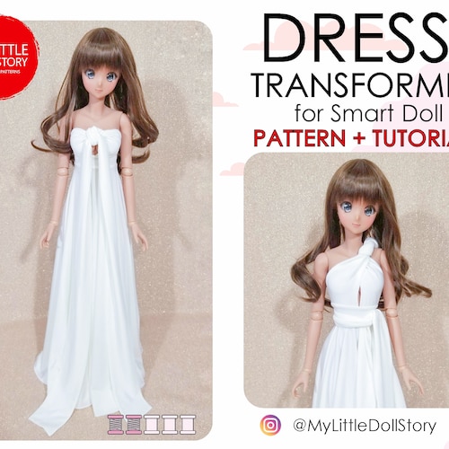 Smart Doll Pattern of Small Dress in Digital PDF Format for - Etsy