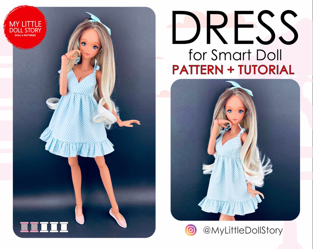 Smart Doll PATTERN of the DRESS in Digital PDF Format for Smart Doll ...