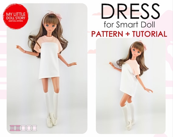Smart Doll Pattern of the DRESS in Digital PDF Format for | Etsy