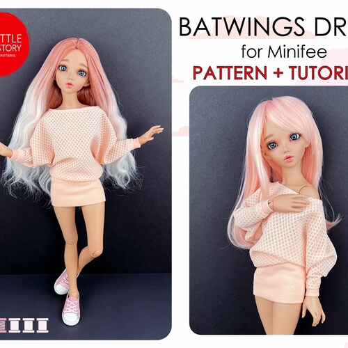 Minifee Pattern of DRESS in Digital PDF Format for C Size - Etsy