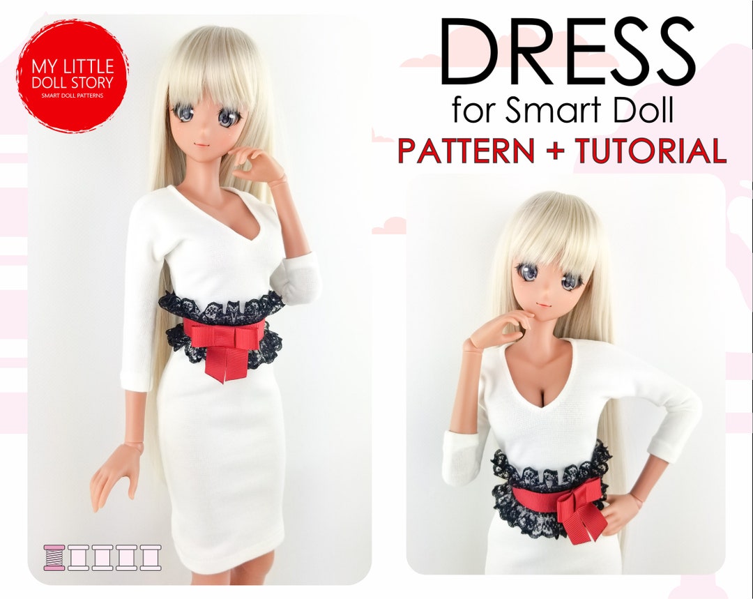 Smart Doll Pattern of DRESS in Digital PDF Format for Small (default ...