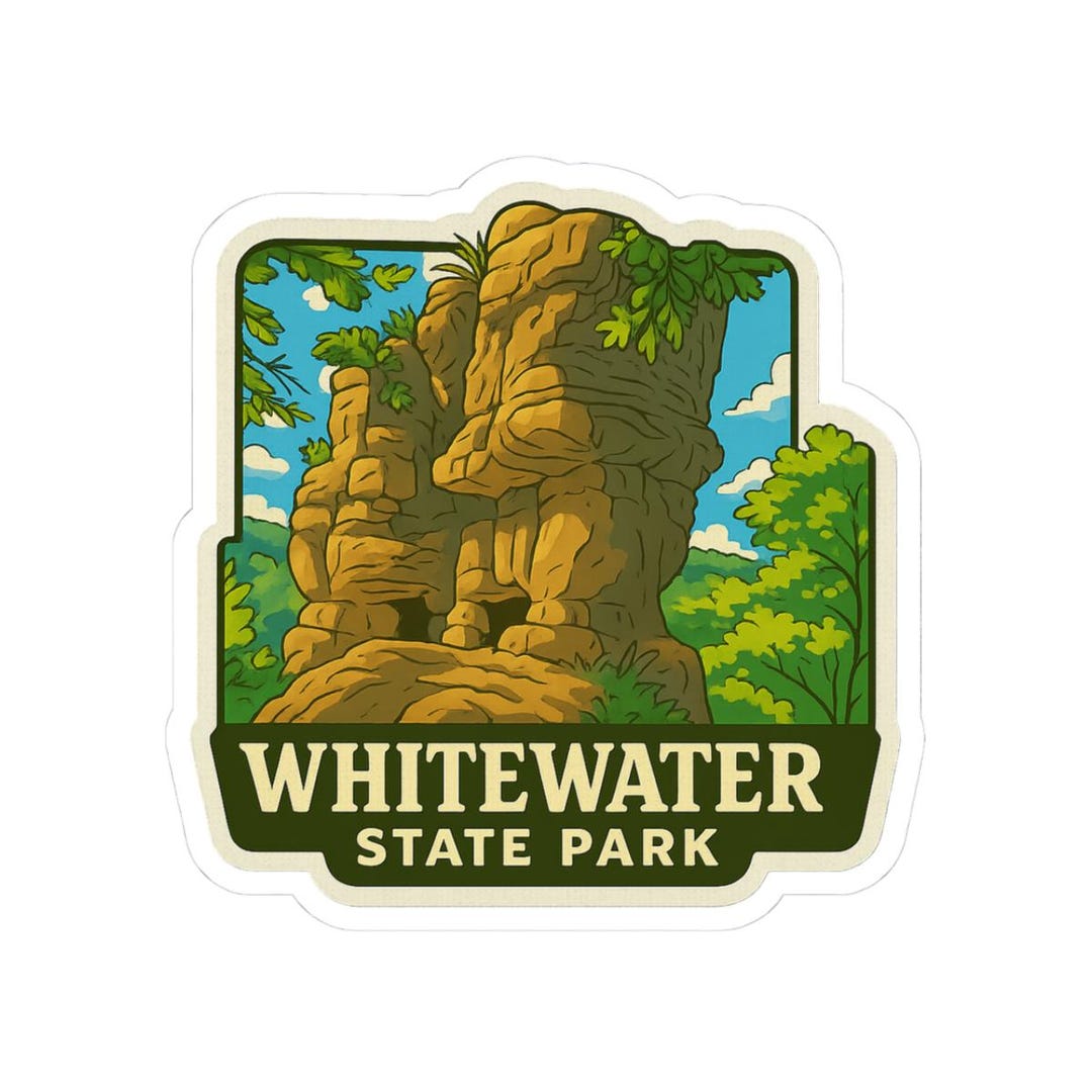 Whitewater State Park - Chimney Rock - Sticker - Etsy