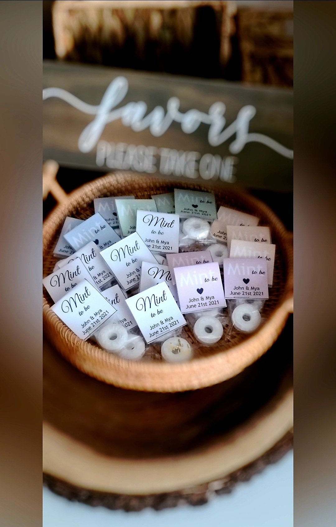 Custom Mint to Be Wedding Mints |white Paper | Mint to Be |wedding ...