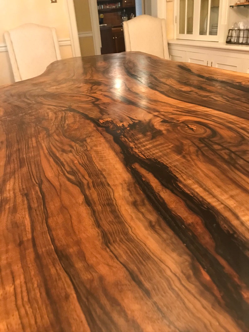 12 foot English Walnut Wood Slab. Curly walnut wood slab. 12 | Etsy