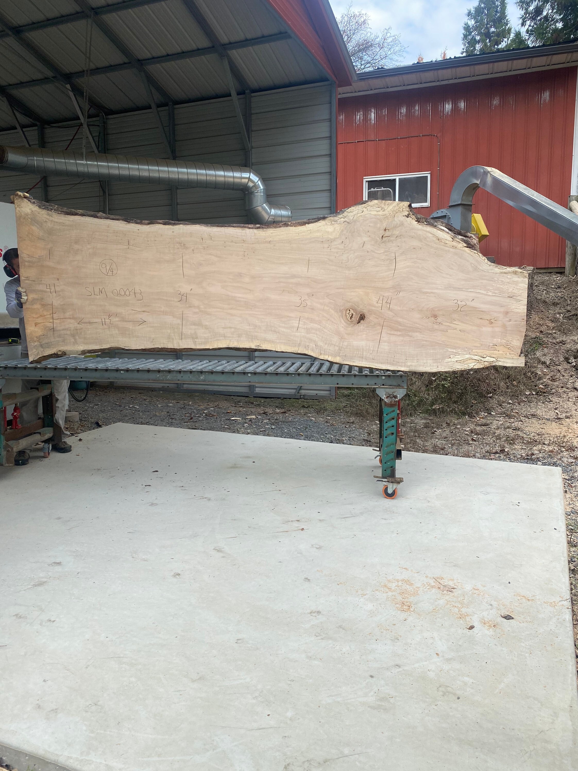 11.5 Foot Spalted Silver Maple Wood Slab - Etsy